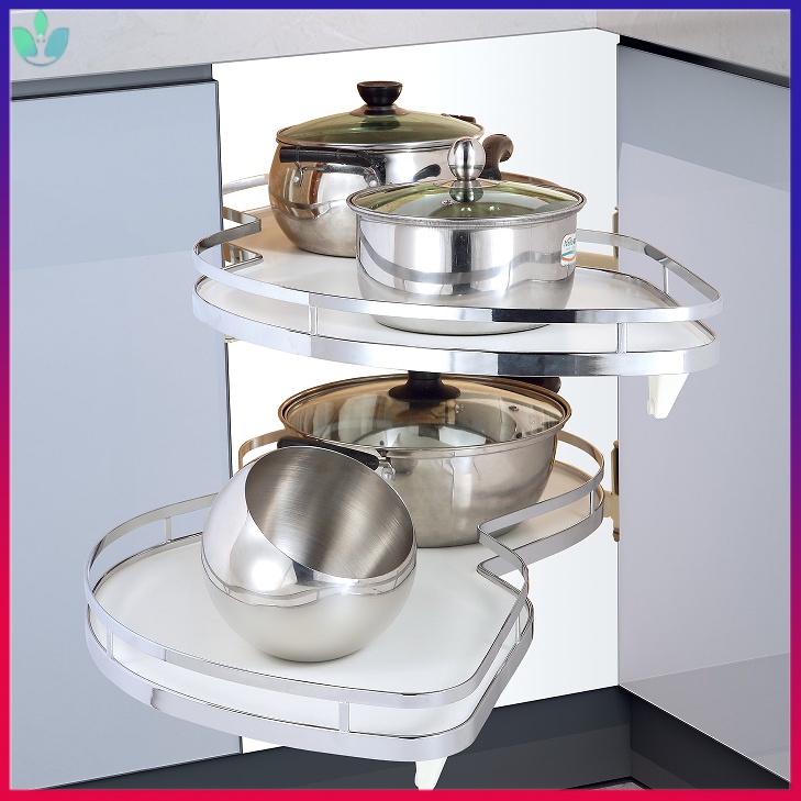 Kitchen cabinet corner rotating corner flying saucer small monster pots ...