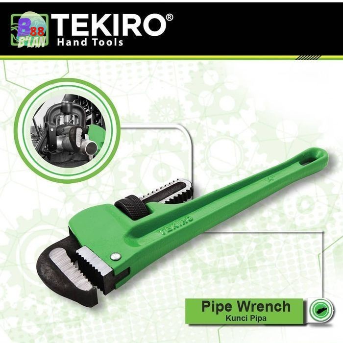 Tekiro PIPE WRENCH 12 INCH TOOLS PIPE WRENCH SPANA TEKIRO PIPE WRENCH ...