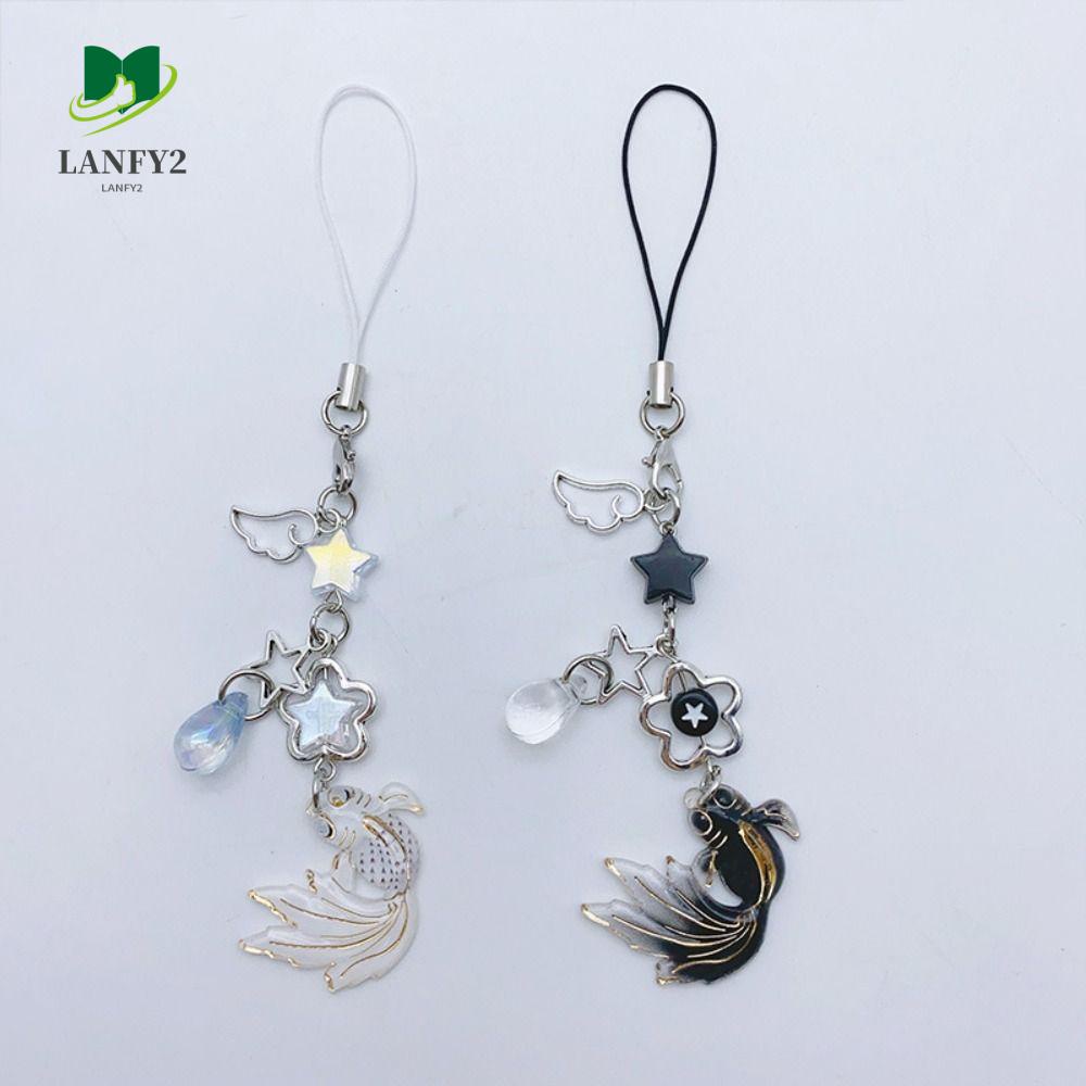 ALANFY Koi Star Bead Chain, Handmade Spice Girl Style Y2k Key Chains ...