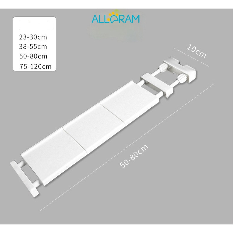 Adjustable Storage Shelf Wall Mounted Kitchen Storage Rack Wardrobe ...