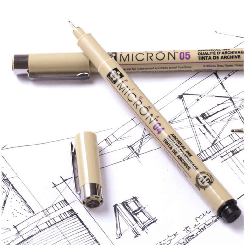 Sakura Pigma Micron Fineliner Pen - Black (Permanent Ink) | Shopee Singapore