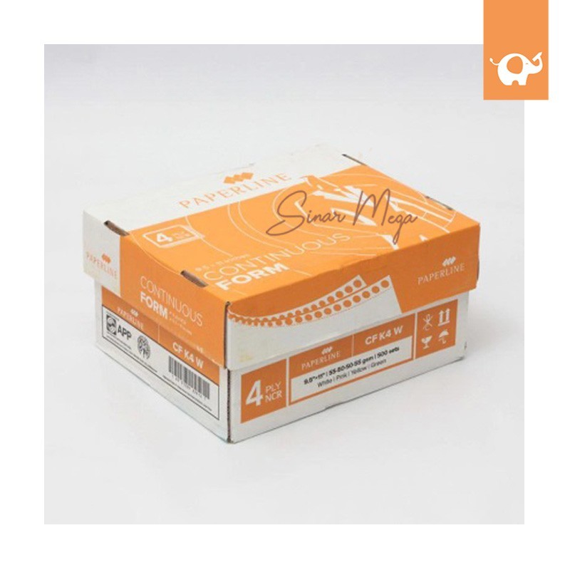 Paperline PPL Continuous Form 4 Ply NCR FULL/ Continuous Color | Shopee ...