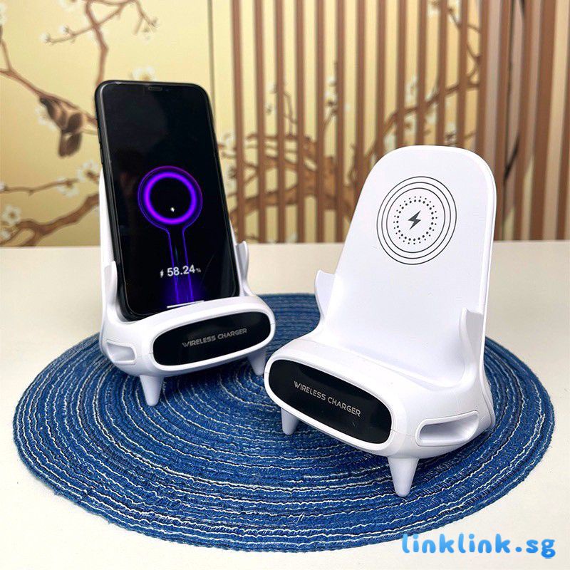 Wireless Charger 15w Fast Charging Portable Mini Chair Charger Mobile ...
