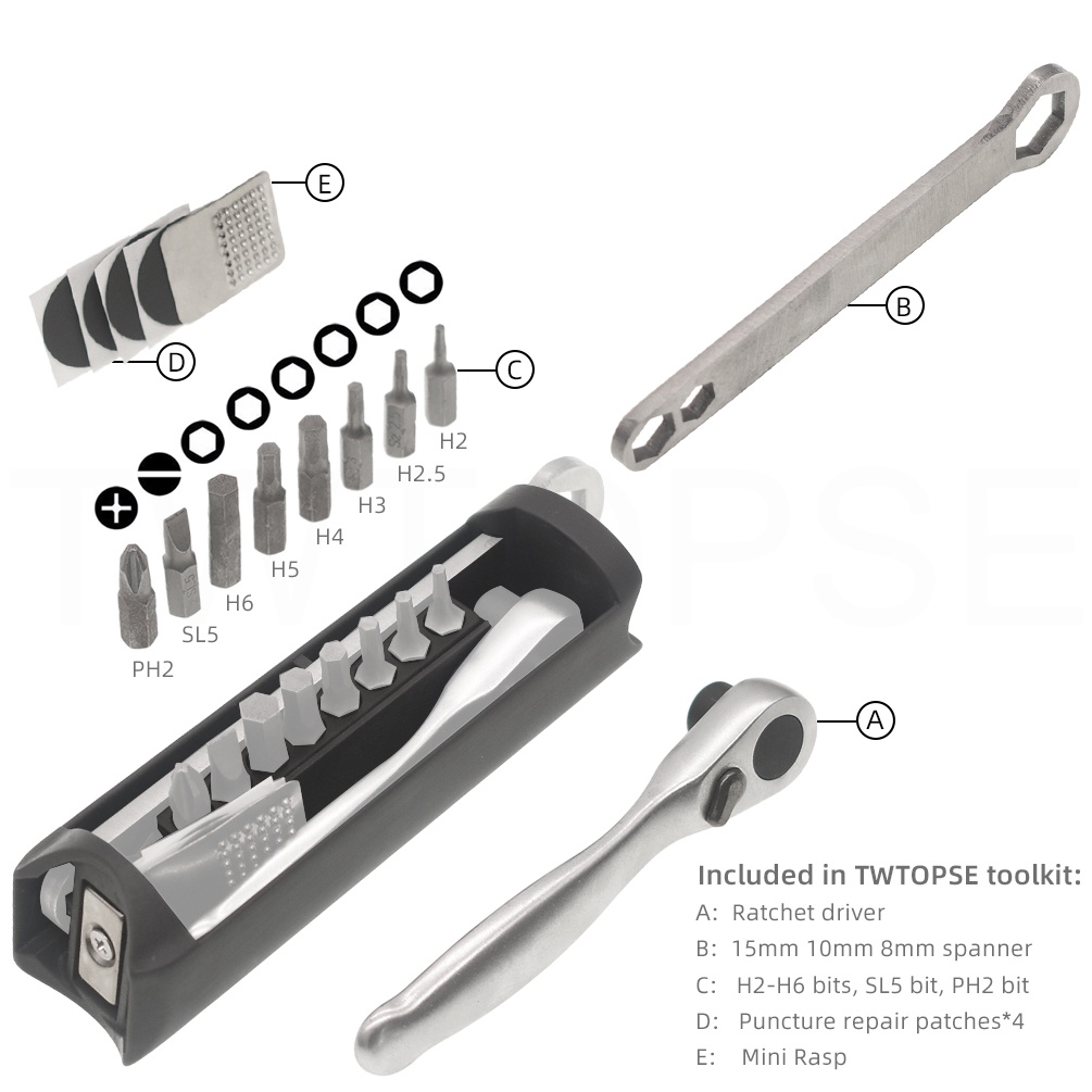 Brompton Tool Kit for Brompton Folding Bicycle Parts & Accessories ...