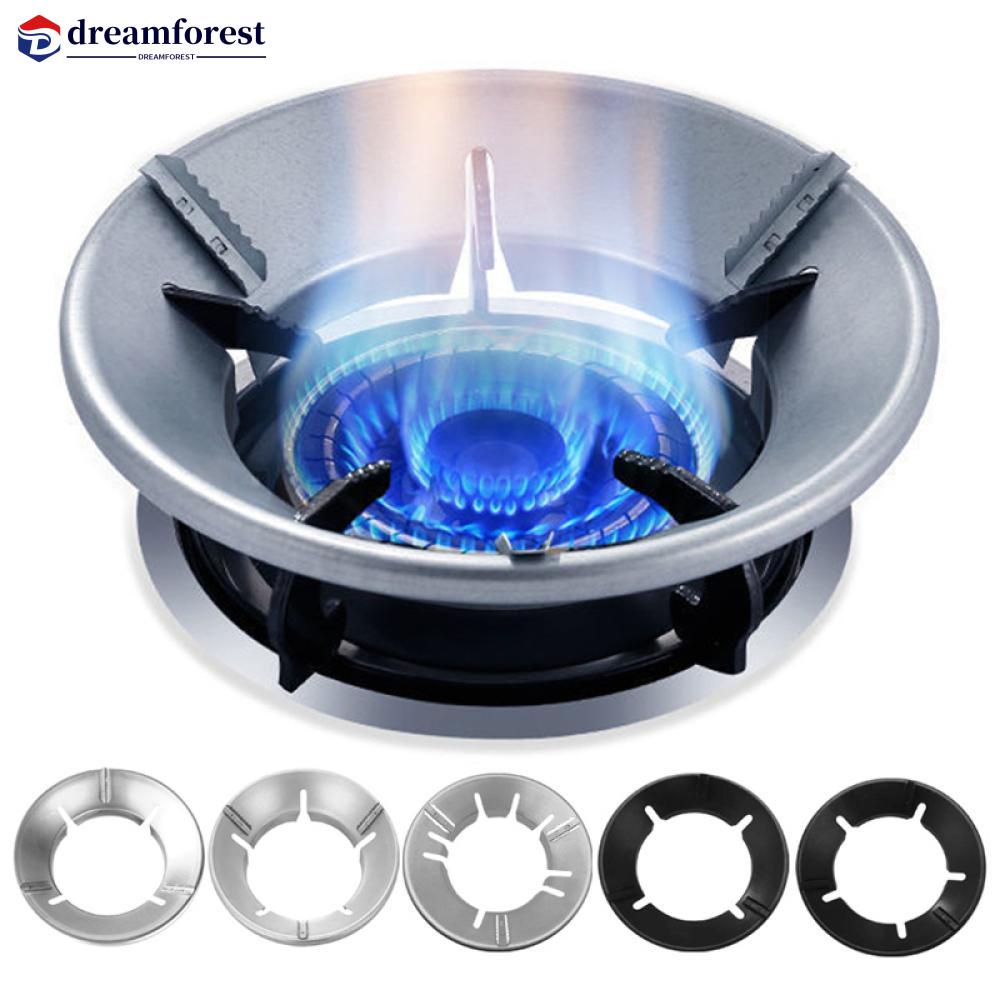 DREAMFOREST Home Gas Stove Fire Wind Proof Energy Saver Cover Wind ...