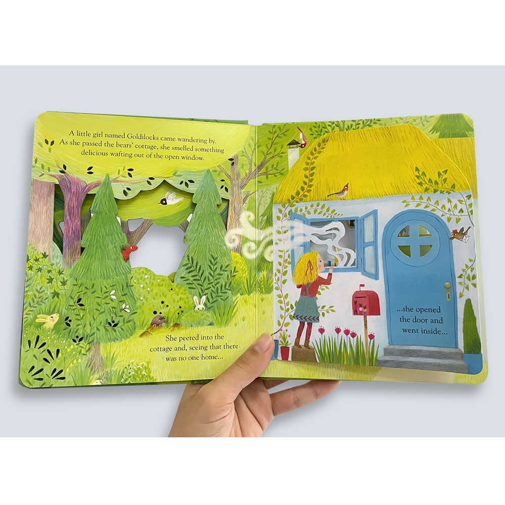 Usborne Peep Inside A Fairy Tale Goldilocks and The Three Bears 3D Flap ...