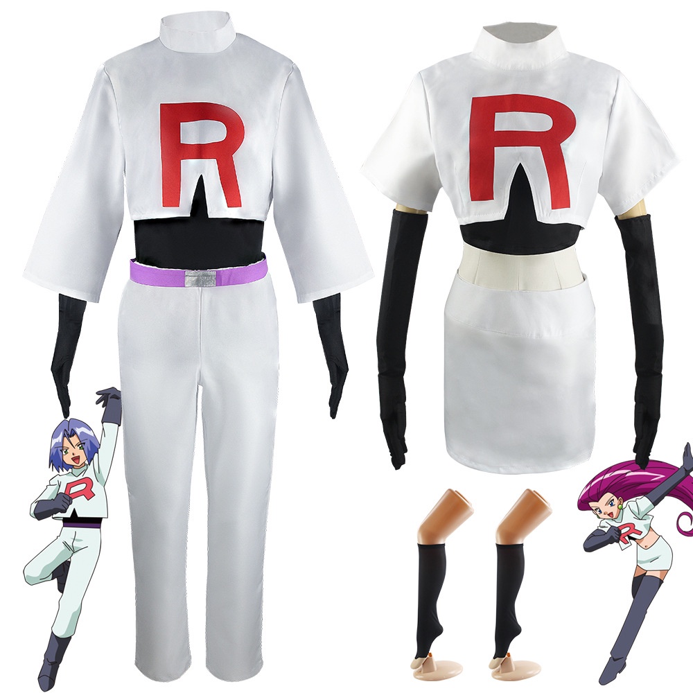 Pokémon costume Musashi Kojiro Shinjiro cosplay Costume Comic ...
