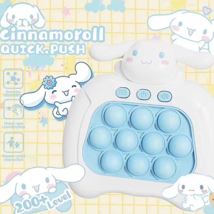 Stitch Pop Push it Game Controller Sensory Fidget Toy Kuromi Quick Push ...