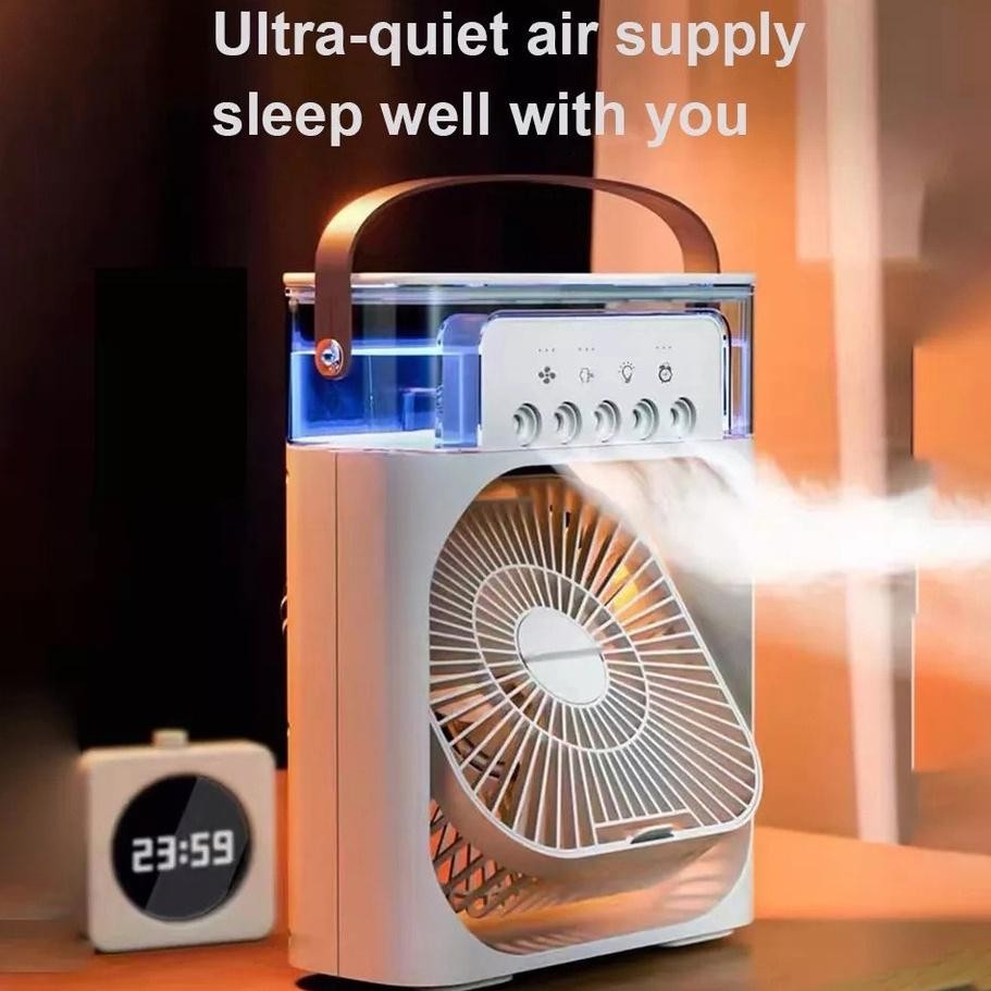 [Mist Cooler] 3-in-1 Mini Air Cooler USB Connection Portable Fan ...