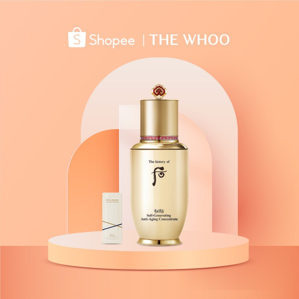 Shopee X The Whoo 3.3 Brand Box (Royal Regina Energy Drop Worth $90) | Shopee Singapore