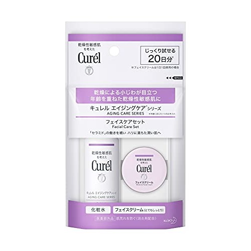 Trial Set] Curél Anti-Aging Care (Lotion 30ml + Cream 10g) | Shopee ...