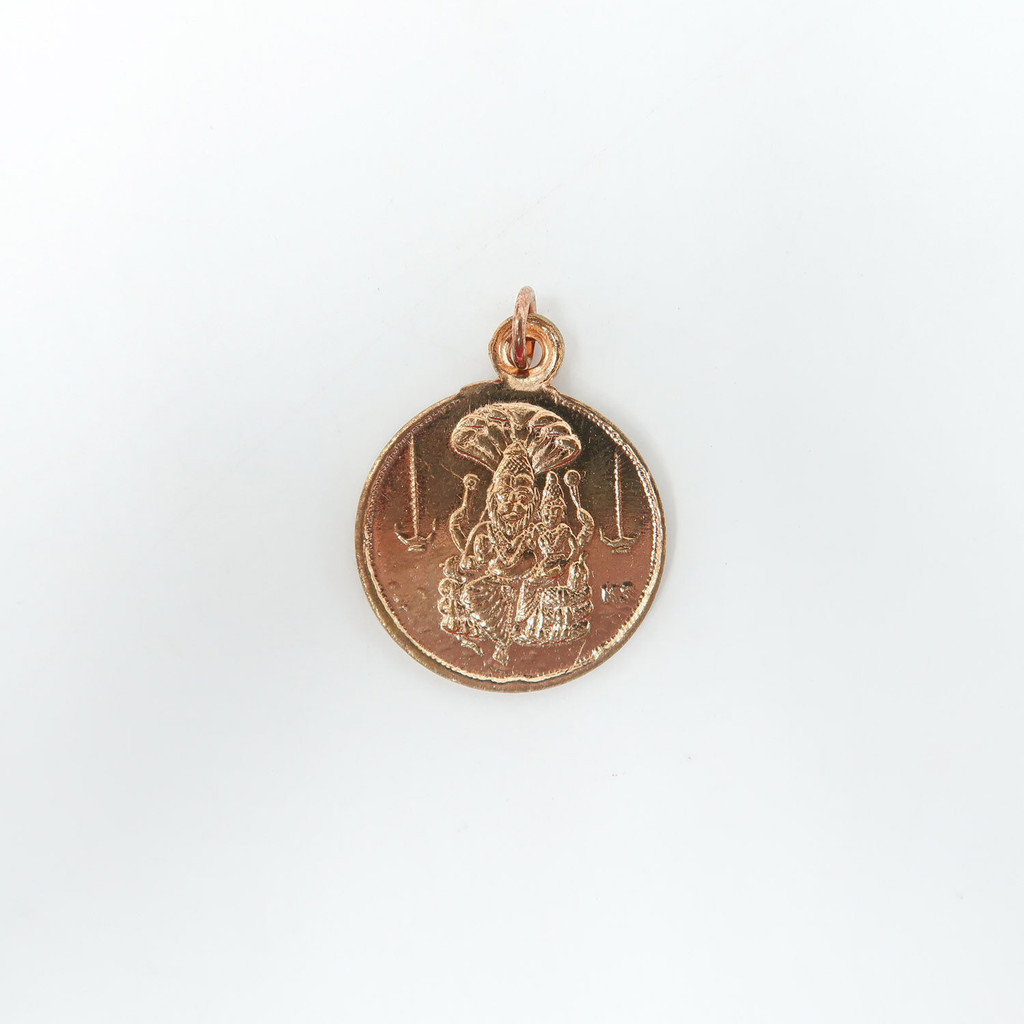 Energized God Omkar Copper Locket Yantra ( 1 Inch ) Indian God Locket ...