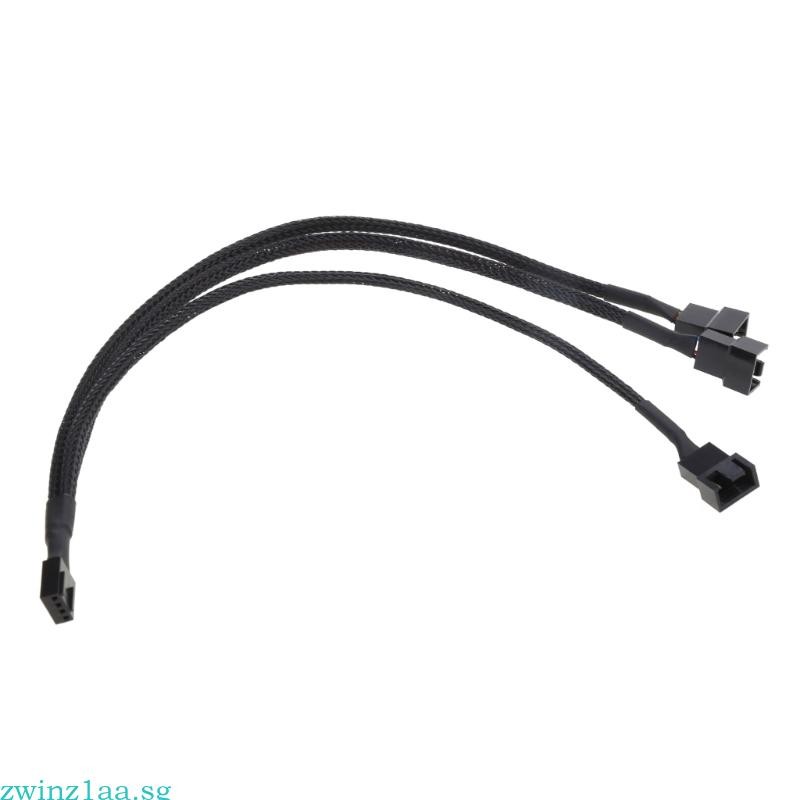 zwinz1aa 3-Pin PWM Fan Power Supply Cable 1 to 3 Splitter Hub Powered ...