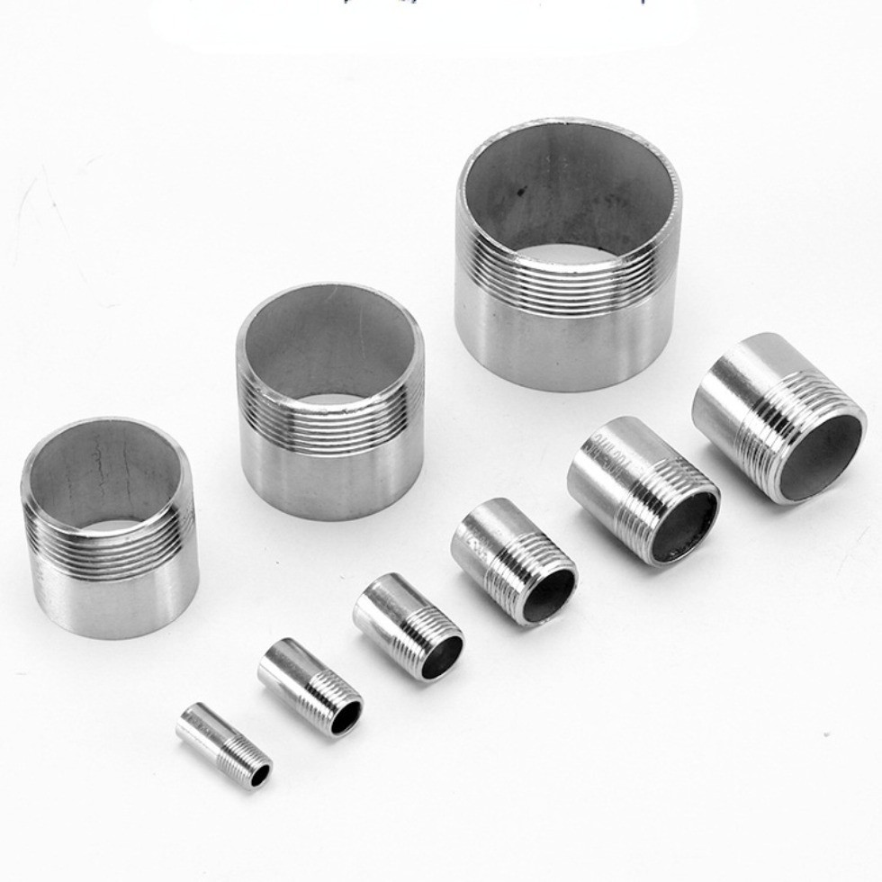 304 Stainless Steel Single-Head Threaded Welding Thread Joint Water ...