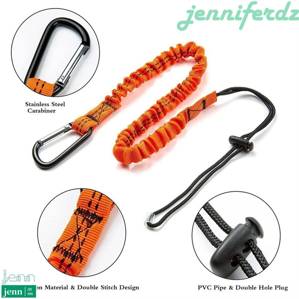 JENNIFERDZ Tool Safety Rope, With Carabiner Hook Anti-Falling Safety ...