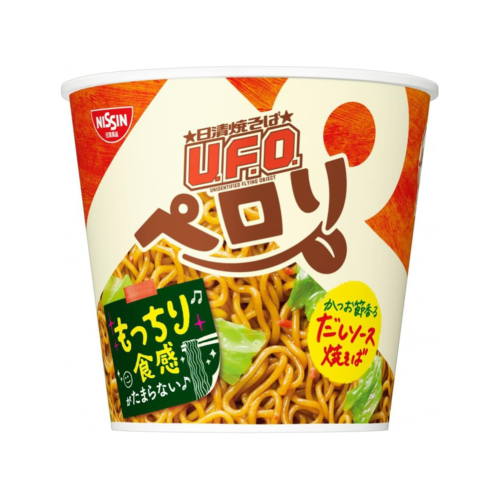 Nissin Instant Yakisoba UFO Cup Noodle - Bonito Flake Dashi Sauce (74g ...
