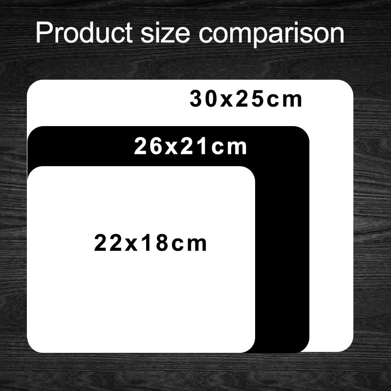 Small Custom Large Mouse Pad DIY Round 22x22cm Gaming Lock Edge ...