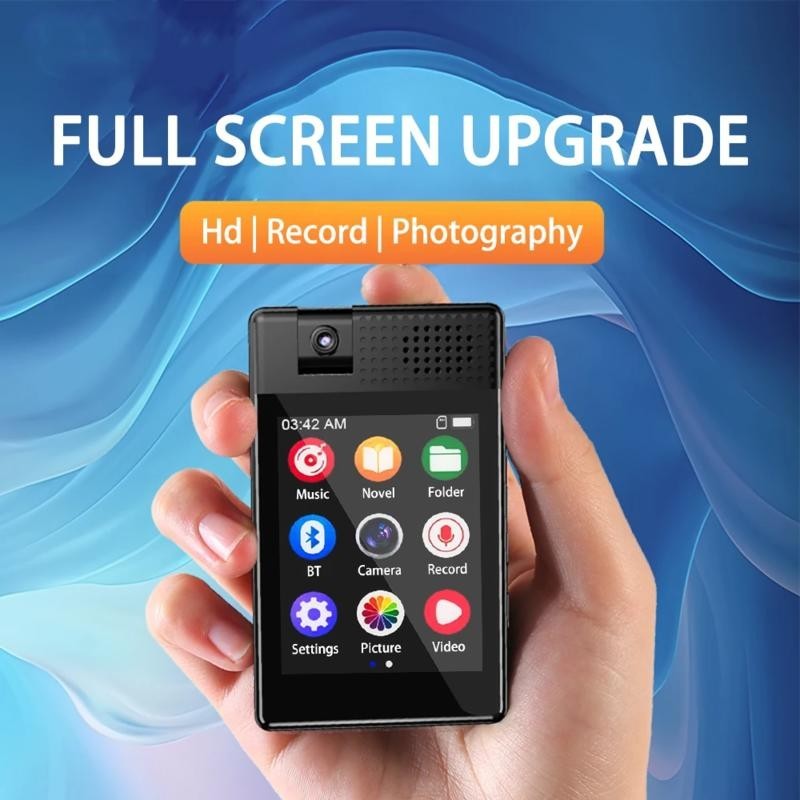Bluetooth 5.3 MP3 Music Player Built in Speaker With 180°Rotatable ...