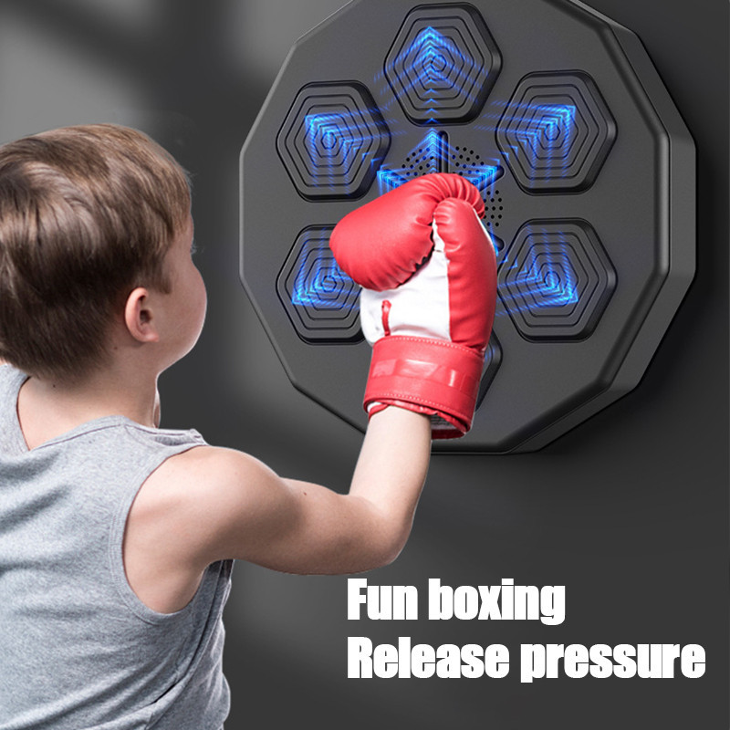 [SG Seller]Smart Music Boxing Machine Home Boxing Wall Target Children ...
