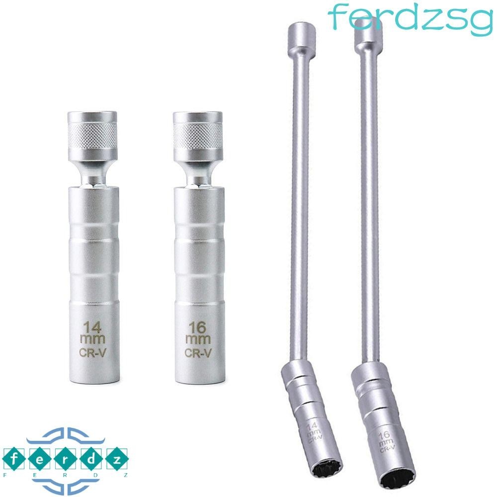 JENNIFERDZSG Magnetic Spark Plug Socket, Extended 14mm&16mm Swivel Spark Plug Wrench ...