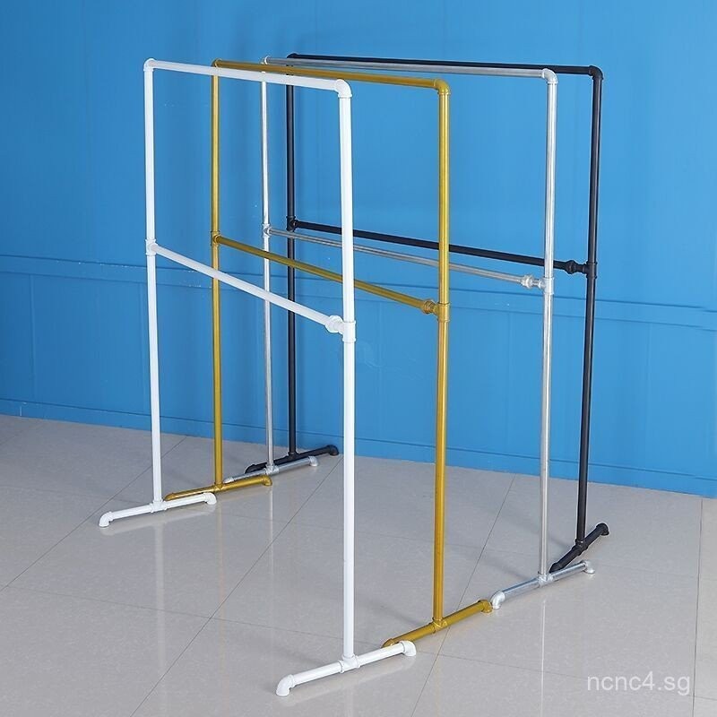 Thickened Water Pipe Clothes Rack Clothing Display Stand Double-Layer ...
