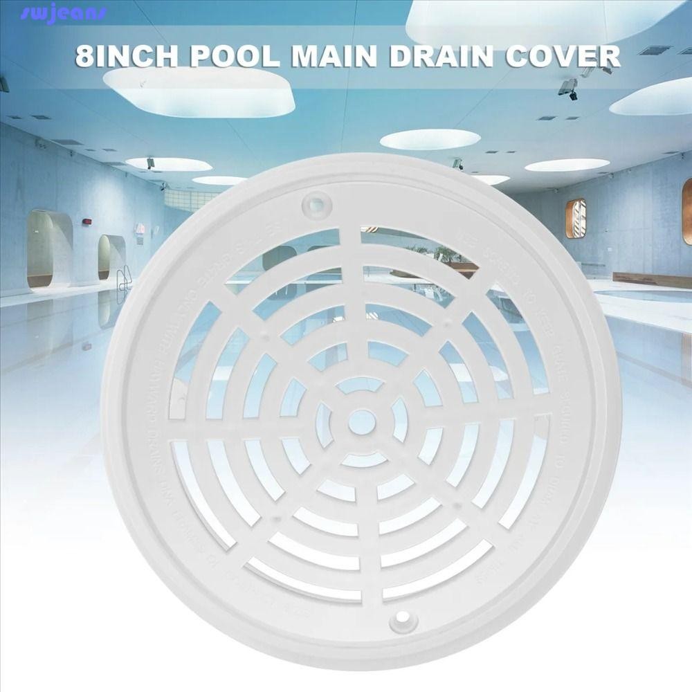 SWJEANS Pool Main Drain Cover, With Screws Underground Pool Outlet ...