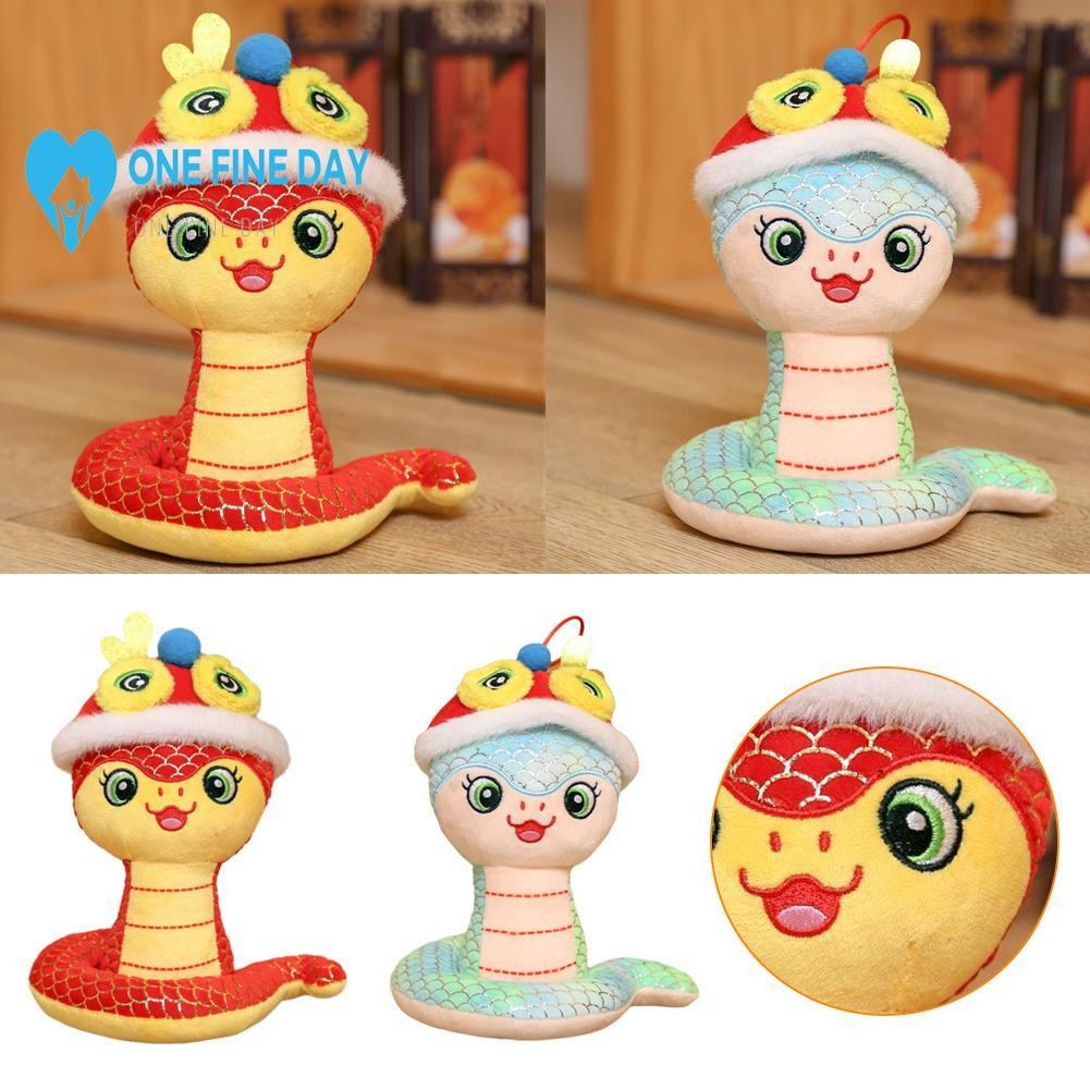 Lunar New Year Plush Realistic Chinese Snake Plush Year Year Snake Toy ...