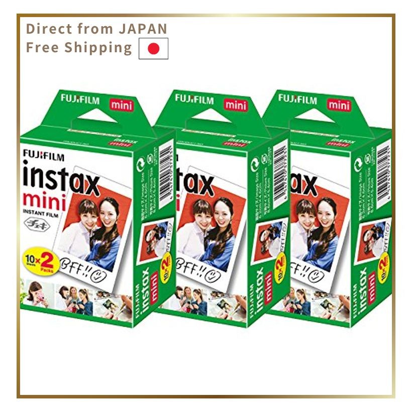 Fujifilm Instax Mini Color Film 2-Pack JP2 (20 Sheets) x 3 Set [60 ...