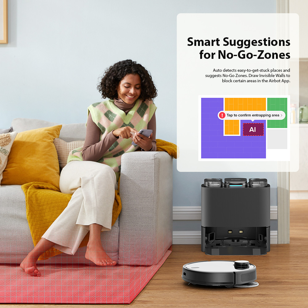 Airbot Robotic Vacuum L108s Pro Ultra, Auto Washing Mop, Auto Empty ...