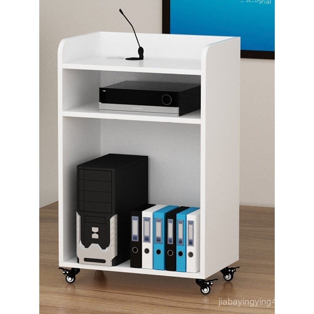 Lecture Podium Table Reception Desk Training Multimedia Lectern Chair ...