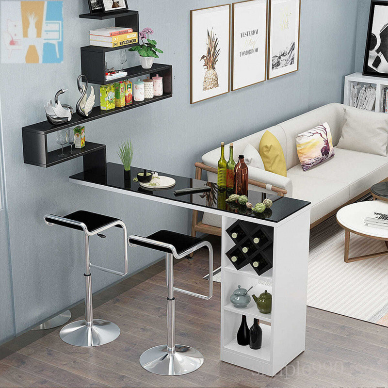 Living Room Home Bar Counter Simple Modern Wine Cabinet Hallway ...