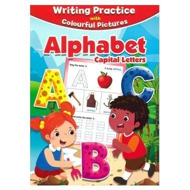 Writing Practice: Alphabet Capital Letters (Colour) | Shopee Singapore