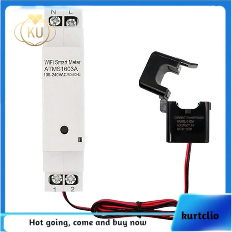 [kurtclio.sg]Digital Energy Meter 63A With Current Transformer Sensor ...