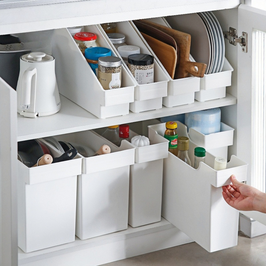 udmall.sg Kitchen Bowl Dish Storage Box Spice Organizer Storage Box ...