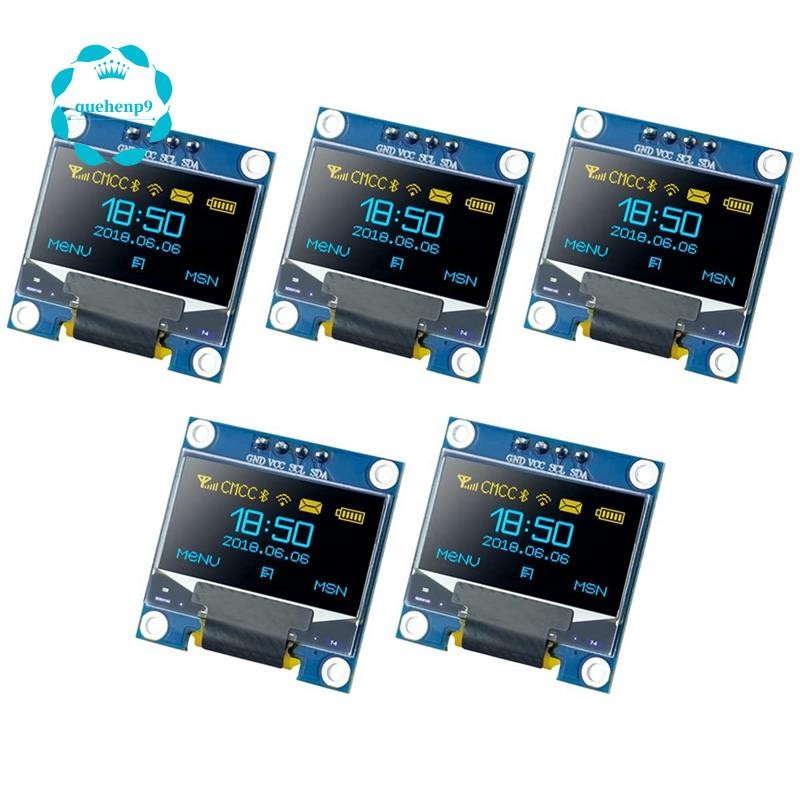 5 PCS OLED I2C Display Module 0.96 Inch As Shown for Arduino Raspberry PI 128x64 Pixel IIC ...