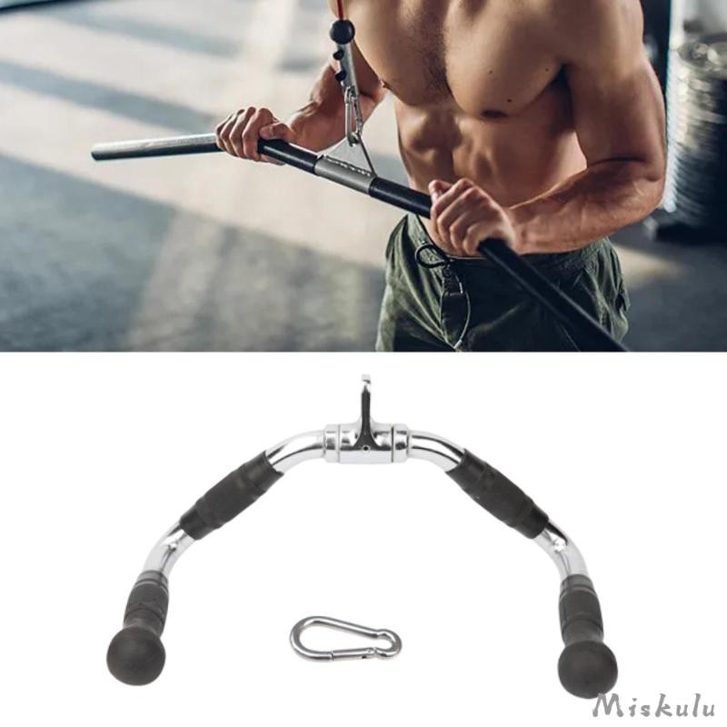 [Miskulu] LAT Pull Down Training Handle Fitness Steel Exercise Triceps ...