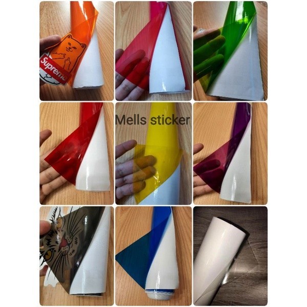 Transparent Sticker all Colors Clear Scratch-Resistant Sticker Clear ...