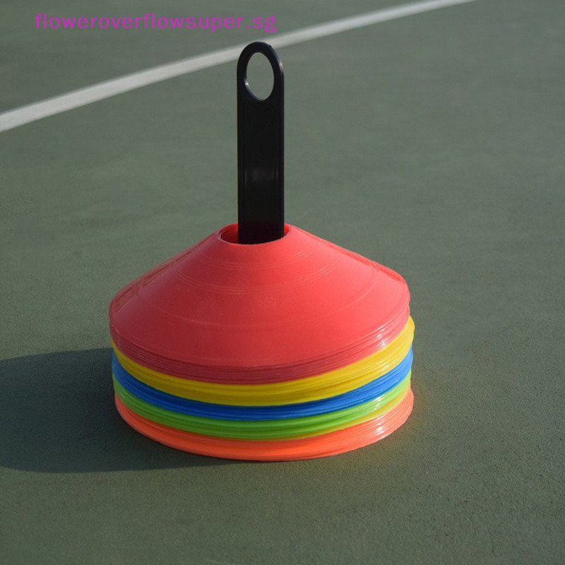 FSSG 10Pcs Soccer Training Football Ball Game Disc Agility Disc Cone ...