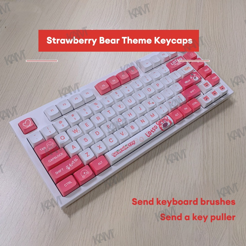 Kam Lotso theme keycaps XDA cute DIY custom sublimation PBT keycaps ...