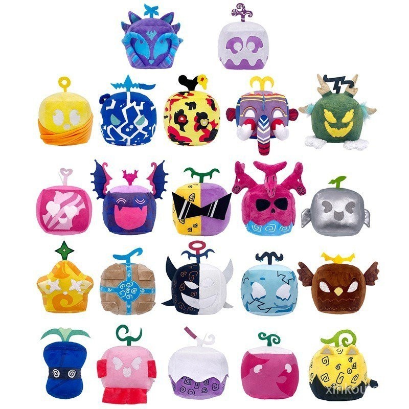 blox fruitsSurrounding the Game Plush Toy Devil Fruit Props Box Doll ...
