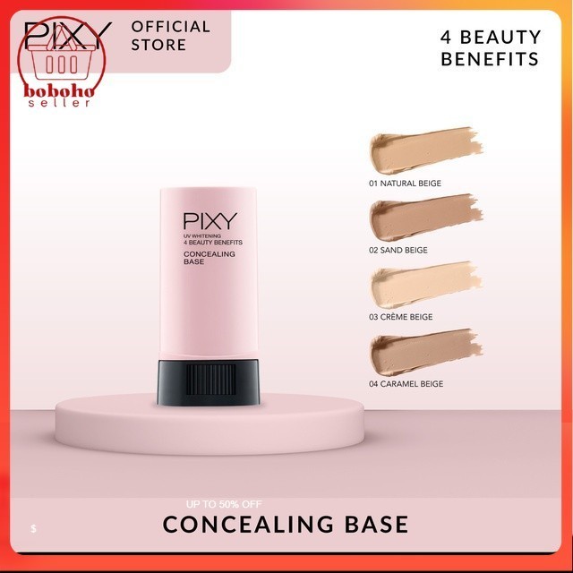 Pixy UV Whitening 4 Beauty Benefits Concealing Base SPF35 PA++ Original BPOM/BB Cream SPF30 PA++ ...