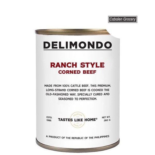 Delimondo Ranch Style Corned Beef 260g | Shopee Singapore