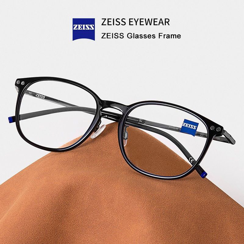 ZS22704 ZEISS Spectacles Non-allergic Pure Titanium Leg Rivet Decorated ...
