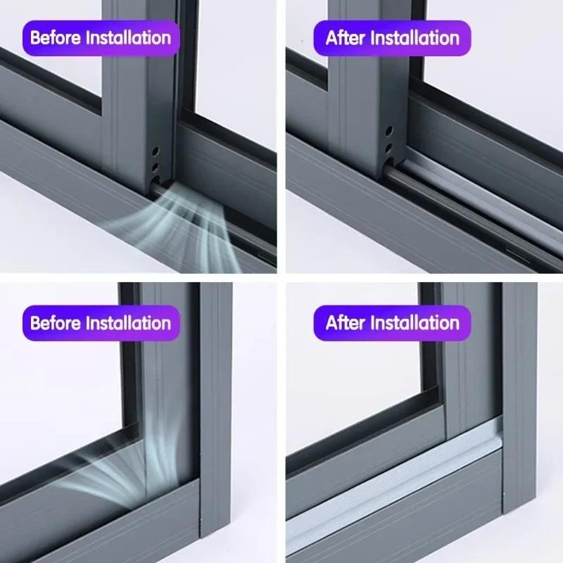 10-20M Window Sealing Strip Self Adhesive Weather Stripping Foam ...