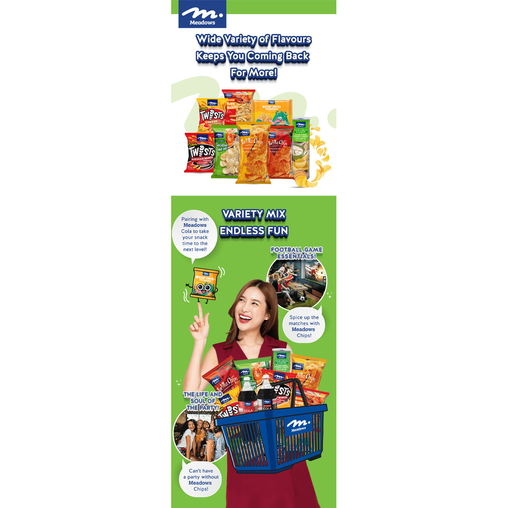 Meadows Original Prawn Crackers, 40g | Shopee Singapore