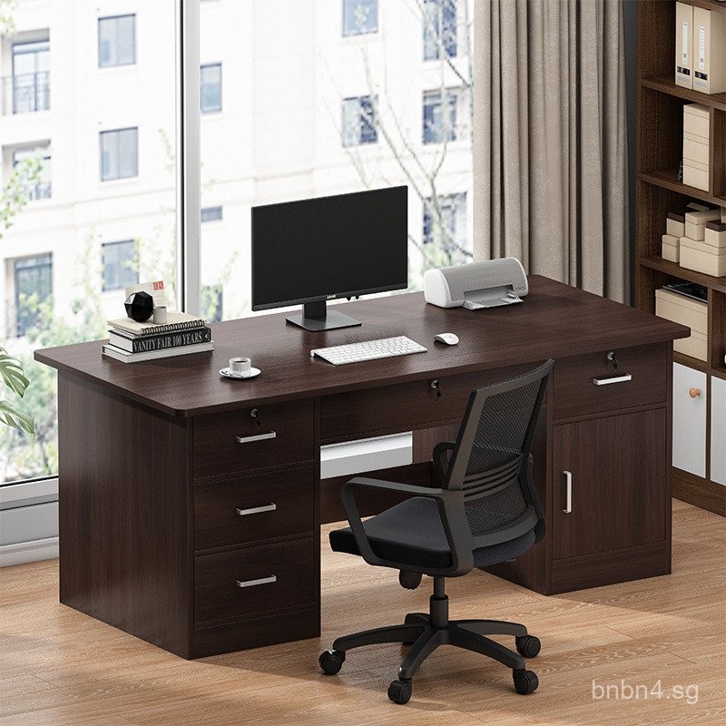 Office Desk and Chair Set Simple Modern Desktop Computer Desk Home Desk ...