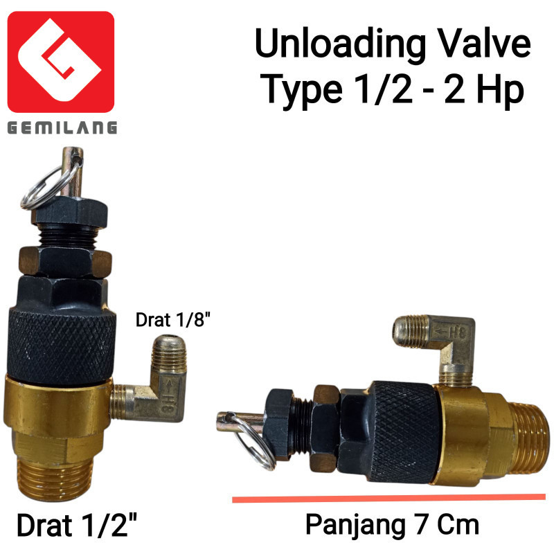 Unloading Valve Compressor Type 1/2 - 2 HP Safety Automatic Air ...