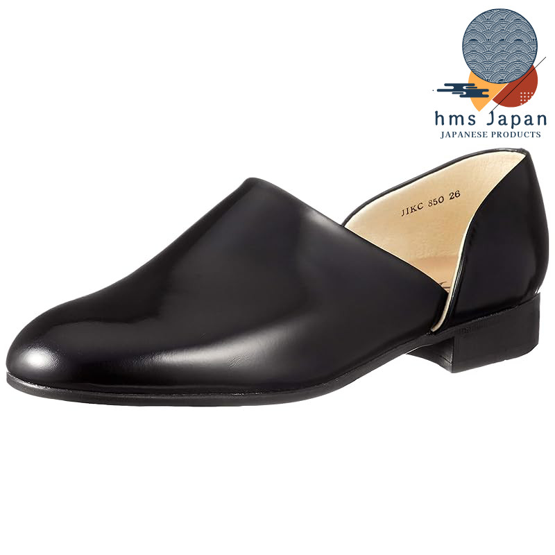 HARUTA 850 Leather Spock Shoes 2E Men's - Available in Black and Rotor ...