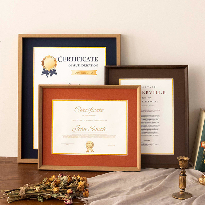 Hot sale Graduation Certificate Frame A4 Customized Honor Patent Photo ...