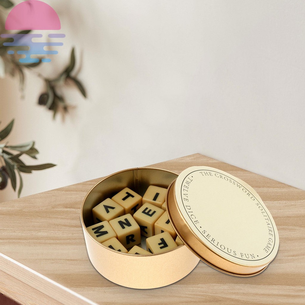 Crossword Solitaire Game Wood Crossword Solitaire Dice Game Dice Game ...